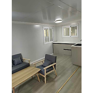 Fully Equipped 20ft Modern 2024 Luxury Prefabricated Container House 3 Bedroom 1 Bathroom 1 Kitchen - Modern Prefab Villa, Insulated Expandable Container, Mobile Tiny Home, Free Electric Water Heater