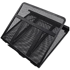 HUANUO Adjustable Laptop Stand Riser for Desk, Fits Up to 15.6 inch Notebook, Mesh Ventilated Laptop Cooling Stand with 8 Tilt Levels