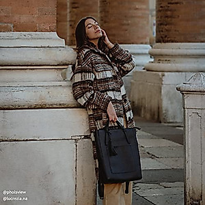 ECOSUSI Tote Bag Convertible Backpack for Women Vegan Leather Handbag Multifuction Shoulder Bag