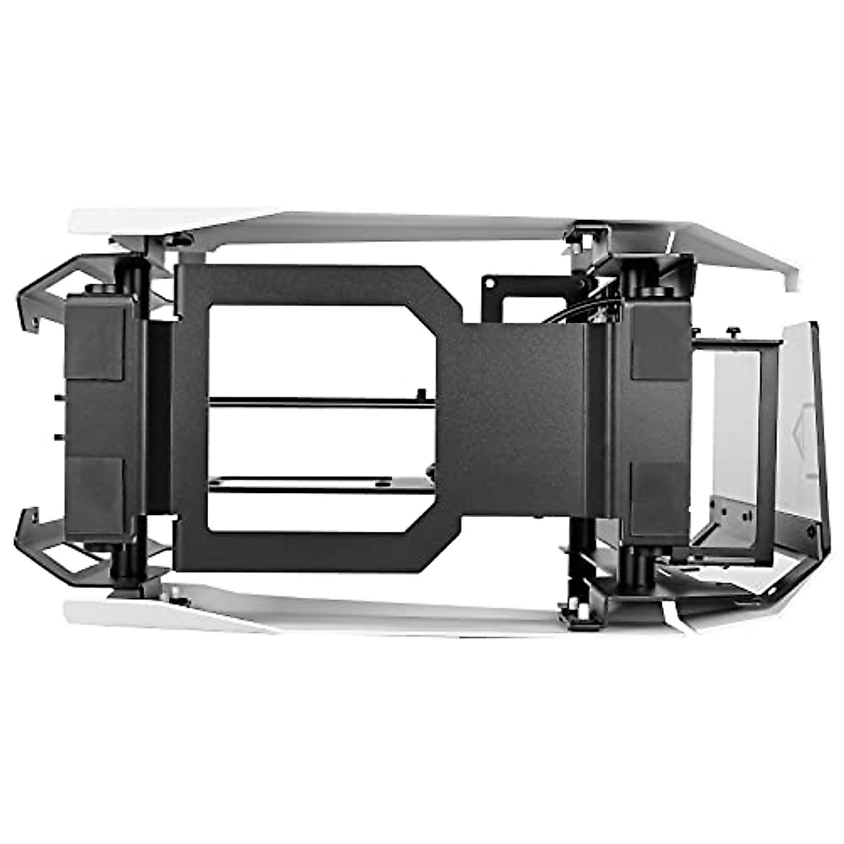 Antec Striker Aluminum and Steel ITX Computer Case, Front GPU Mount, Up to 4 x 120 mm Fan Support, USB 3.1 Type-C Ready and PCI-E Riser Included (Striker Mini)