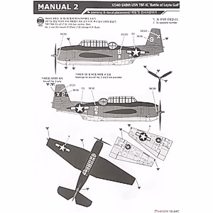 Academy 12340 1/48 US Navy TBF-1C Avenger Battle of Leyte Plastic Model