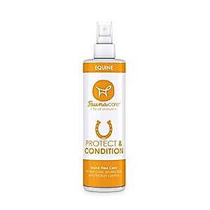 Fauna Care Equine Protect & Condition Spray 4.5 oz to Heal & Soothe Wounds, Cuts, Scrapes, Scratches, Post-Op; Prevent Infection, Irritation, Pain; Veterinarian Recommended Wound Care