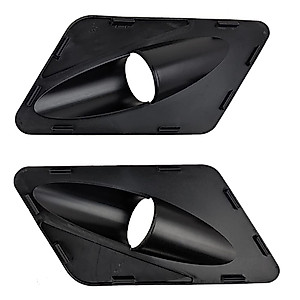 Black Body Plastic Front Side Fender Vent For Taotao Hawk Boulder Vitacci IceBear RPS TrailMaster 110B 50cc 70cc 90cc 110cc Quad ATV (Version 2)