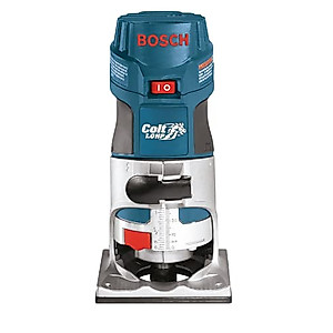 BOSCH PR20EVS Router Tool, Colt 1-Horsepower 5.6 Amp Electronic Variable-Speed Palm Router