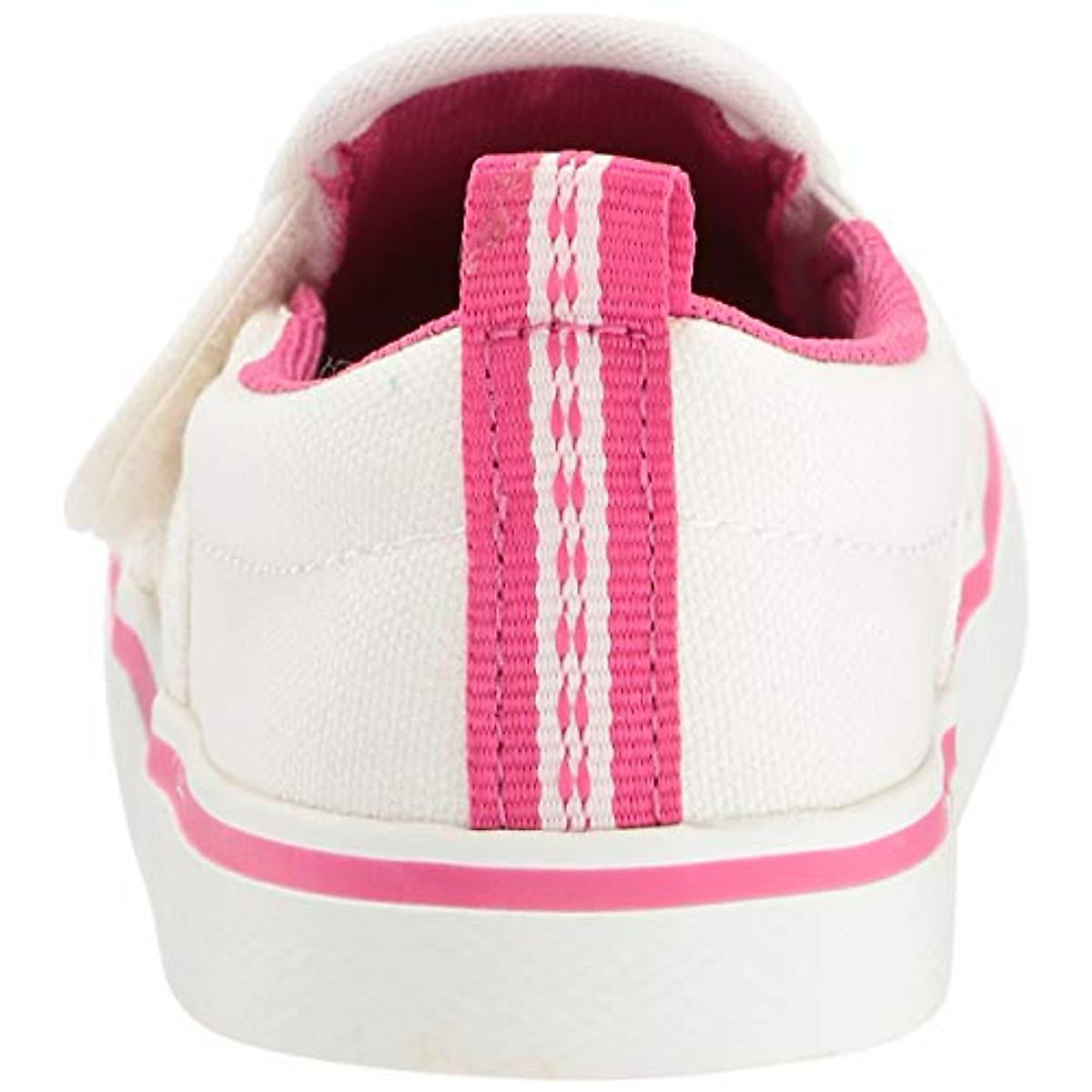 Lacoste Girl's GAZON Shoe, off white/dark pink, 6. Medium US Toddler
