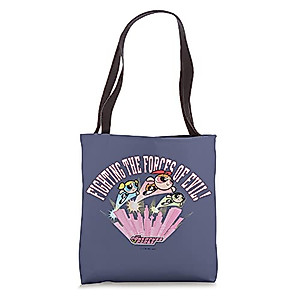 Powerpuff Girls Fighting the Forces of Evil! Tote Bag