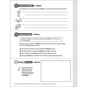Teaching Vocabulary Words With Multiple Meanings (Grades 4–6): Week-by-Week Word-Study Activities That Teach 150+ Meanings for 50 Common Words to Improve Comprehension, Fluency, and Writing Skills