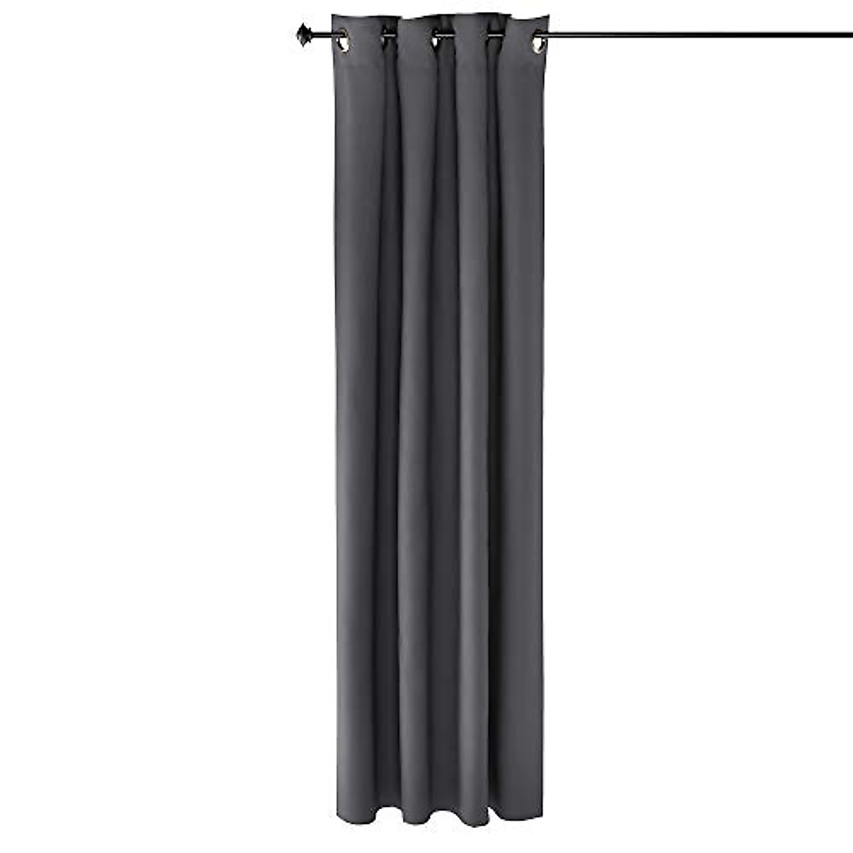 Furinno Collins Curtain 52x84 inches Dark Grey