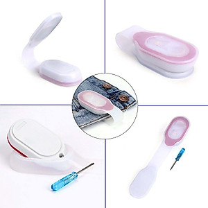 ALONEFIRE Nightlight Nursing Night Light LED Clip on Flashlight Hands Free 3 Modes Safety Light Magnetic Surfaces Emergency with Mini Screwdriver for Clothing Home Dog Walking Running Hiking