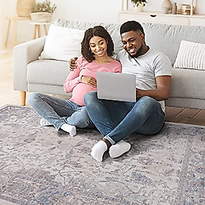 NAAR PAYAS Collection 2x8 Brown/Beige/Modern Abstract Non-Shedding Living Room Bedroom Dining Home Office Stylish and Stain Resistant Area Rug