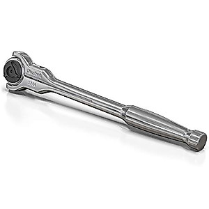 Olsa Tools 90-Tooth Swivel Head Ratchet, Chrome Vanadium Steel, 1-Piece