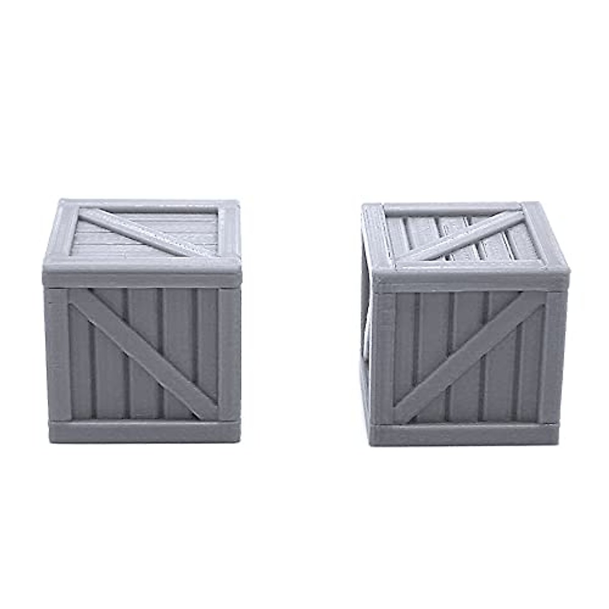 Crates and Barrels, 3D Printed Tabletop RPG Scenery and Wargame Terrain for 40mm Miniatures