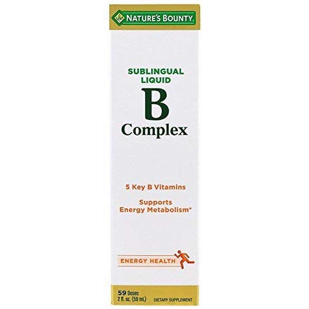 Nature's Bounty Vitamin B Complex Sublingual Liquid 2 oz