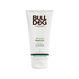 Bulldog Mens Skincare and Grooming Original Shave Gel, 5.9 Ounce
