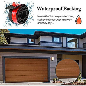 [New Upgrade] Huge Gap Door Draft Stopper,3-2/5"W Widened Door Sweep for Interior and Exterior Doors - Guard Against Drafts, Dust, Noise and Unwanted Animals (3-2/5"W x 39" L, Black)…