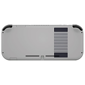 eXtremeRate Classic NES Style DIY Replacement Shell for Nintendo Switch Lite, NSL Handheld Controller Housing w/Screen Protector, Custom Case Cover for Nintendo Switch Lite