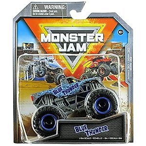 Monster Jam 2023 Spin Master 1:64 Diecast Truck Series 30 Steel Reveal Blue Thunder