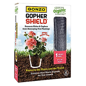 Gonzo 5036 Gopher Shield, Stainless Steel