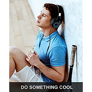 ELECDER i45 On-Ear Headphones with Microphone - Foldable Stereo Bass Headphones with No-Tangle 1.5M Cord, 3.5MM Jack, Portable Wired Headphones for School/Kids/Teens/Smartphones/Travel/Tablet - Black