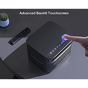 [Auto Focus/Keystone] 4K Projector with WiFi 6 and Bluetooth 5.2, 500 ANSI Lumens WiMiUS P64 Native 1080P Outdoor Movie Proyector, 50% Zoom, Home Projector Compatible with iOS/Android/HDMI/TV Stick