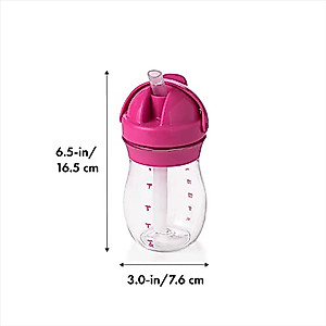 OXO Tot Transitions Straw Cup, 9 oz, Pink, Pack of 1