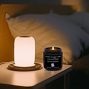 Lavender Scented Candles, Funny Romantic Gifts for Her Him, Online Dating Gifts, Birthday Anniversary Christmas Valentines Day Gifts for Women Men Boyfriend Girlfriend Wife Husband BFF Bestie