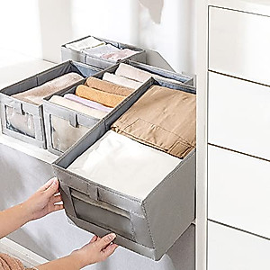 Foldable Cloth Storage Box Storage Clothes Compartment Storage Mesh Compartment Drawer Bag Trouser Box Box Housekeeping & Organizers Socks