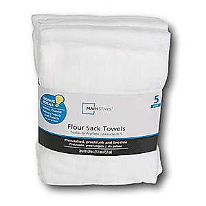 White Flour Sack Towels -Pack of 5
