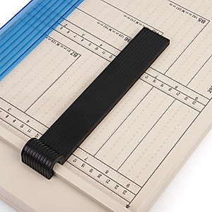 Paper Cutter A4 Cut Length, Easy to Use Lightweight Guillotine Style and Trimmer with 8 Sheet Capacity, Paper Cutter Slider Labels Photo Cardstock Crafts for Home or Small Business