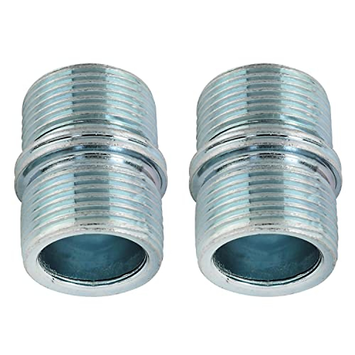ZZLZX 8PCS Metal Rack Connector 25.4mm Diameter Connectors for Thick Wire Shelve Shelving Unit Double Head Shelf Support Nut Replacement Storage Shelves Part Metal Rack