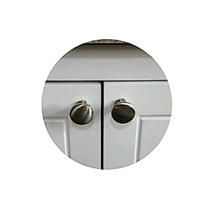 Kings Brand Furniture - Haber Marble Finish Top White Kitchen Island Storage Cabinet