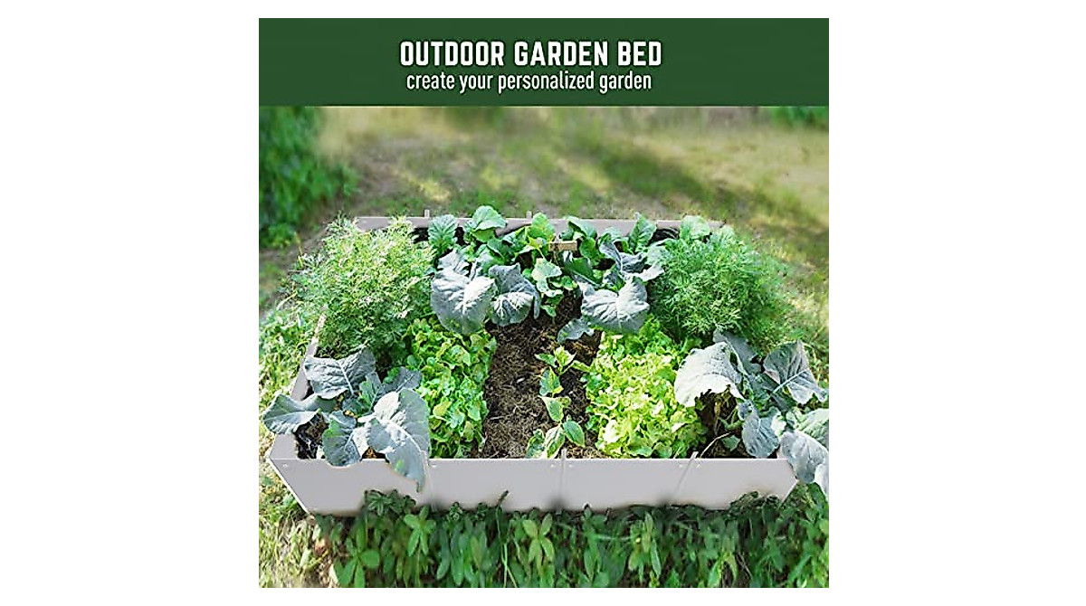 MAXPACE Modular Raised Garden Bed Kit - DIY Vegetable Planter