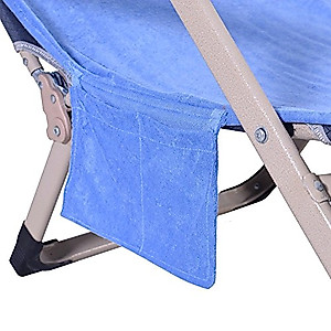 VOCOOL Double Layer Chaise Lounge Pool Chair Cover Beach Towel Fitted Elastic Pocket Won't Slide 85" L x 30" W-Royal Blue