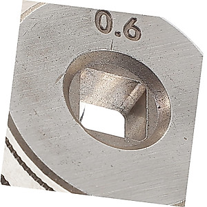 VILLCASE 2pcs Wire Drive Roller Wheels Knurled Groove Mechanical Roller Chain Wire Feed Welder Knurled Groove Wire Feed Roller Mig Welders Welder Wire Feed Drive Steel Driver Wire Feeder