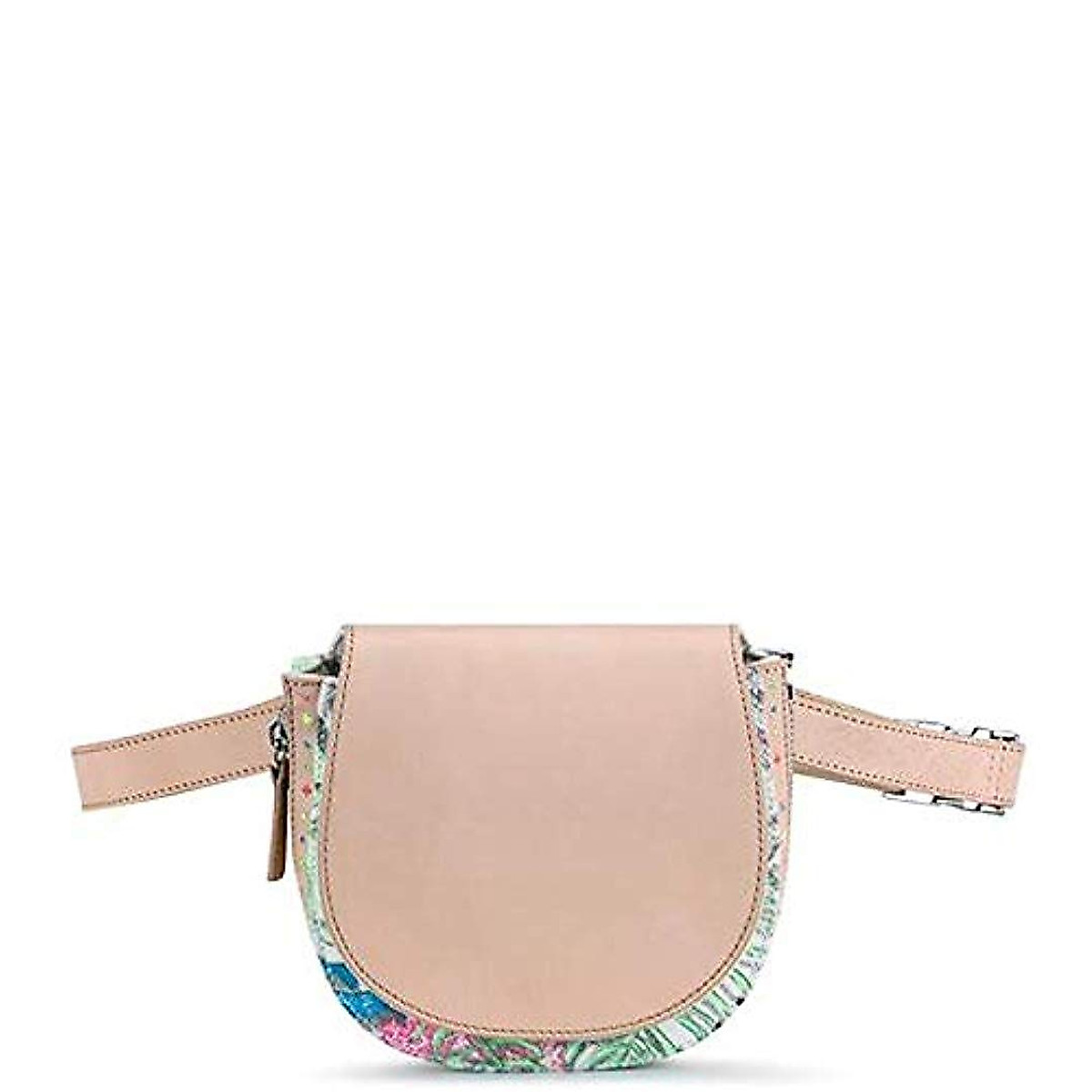 Sakroots Womens Seni Saddle Bag, Latte Waterfall