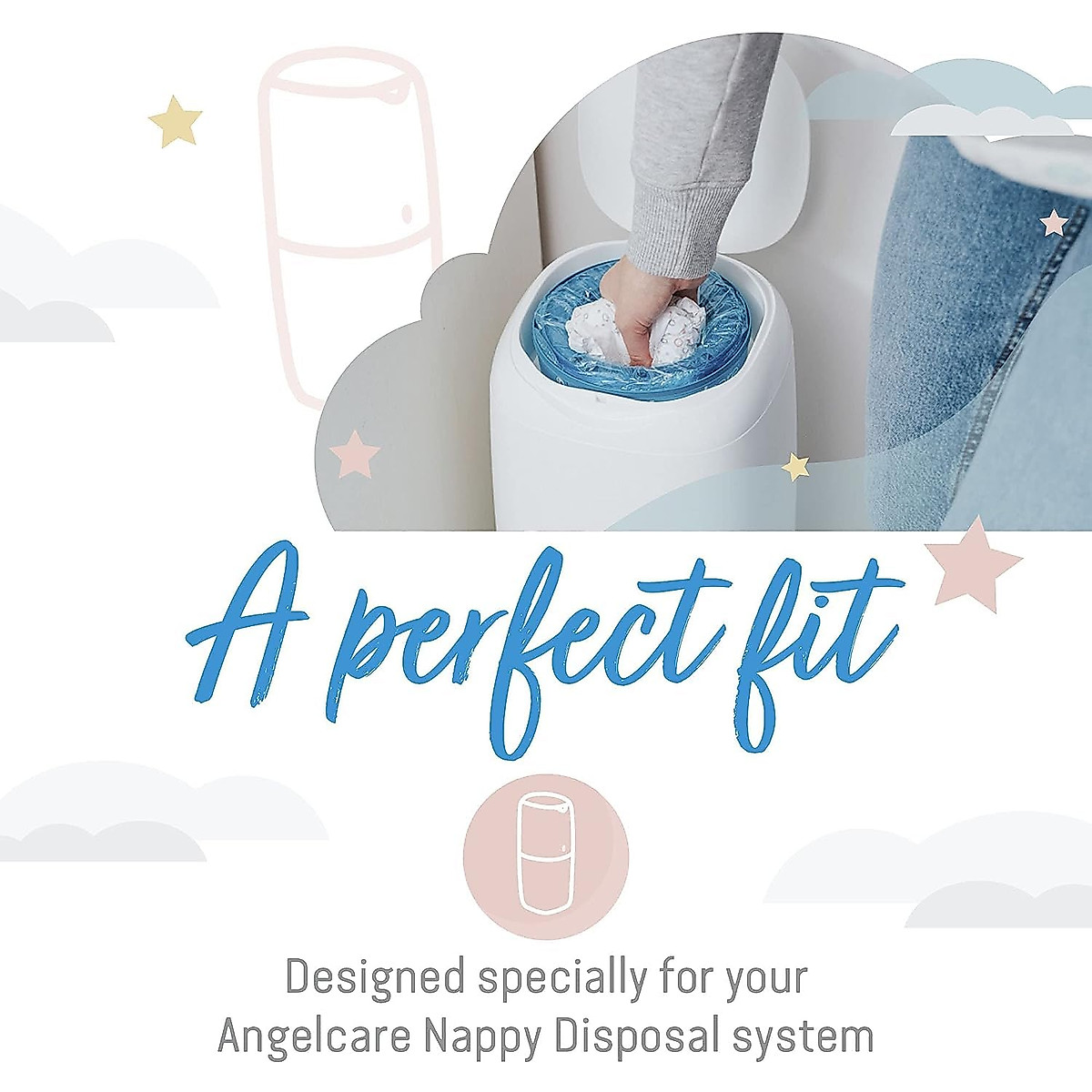 Angelcare Nappy Refill Cassettes (3)