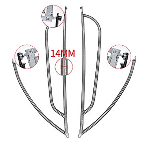 Lorababer Motorcycle Rear Engine Guard Bumper Falling Protection Highway Crash Bar Compatible with VESPA Sprint 150 (2016-2023) Primavera 50/125/150 (2014-2023) Scooter Frame Side Body Protector