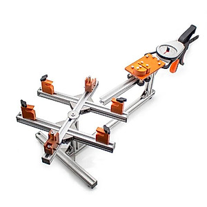 DIY Racket Frame Threading Machine Badminton Racket Stringing Machine Wire Stretcher Aluminum Alloy 20-32LB (A)