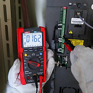 UNI-T Industrial Digital Multimeter UT191T (IP65, 2M Drop Test) True RMS 6000 Counts ACV LPF ACV Peak Hold AC DC Voltage Current LOZ ACV Temperature Resistance Capacitance Frequency Duty Cycle