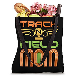Track N Field Mom Mother of Track and Field Athlete Tote Bag