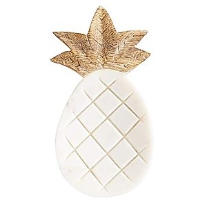 Mud Pie Spoon Rests (Pineapple), 7.5" x 4"