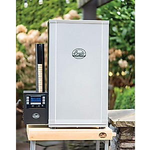 Bradley Smoker BTDS76P 4-Rack Outdoor Electric Smoker, Digital Vertical Smoker With Stainless Steel Grill