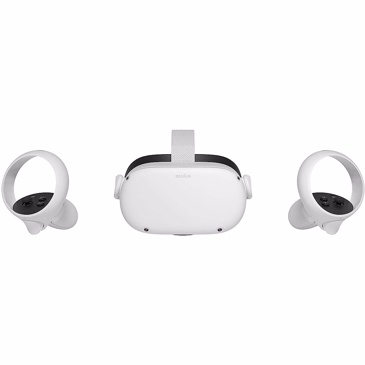 Oculus Quest 2 Advanced All-in-One Virtual Reality Gmaing VR Headset 128GB Set, White