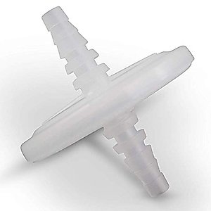 Tisch Brand DF15274 Polytetrafluoroethylene PTFE Disk Filters, 0.22um, 50mm, Stepped Barb: 5/16 to 1/2 inch, 1/pk/10 per Pack | Wettability: Hydrophobic | Volume Throughput (ml): 500-800 |
