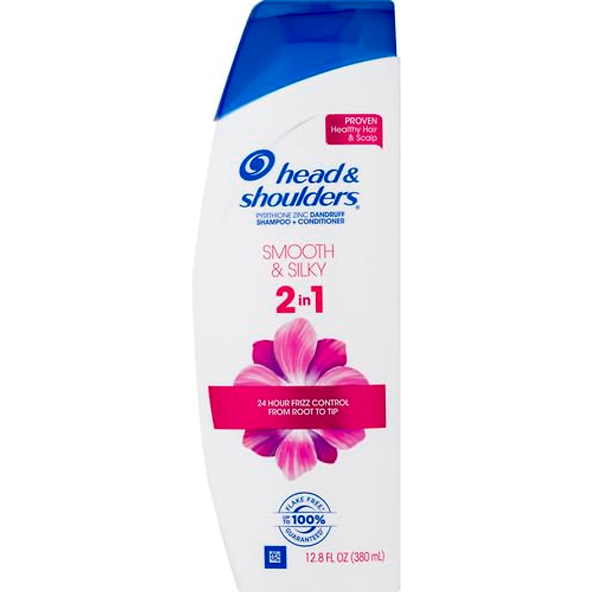 Head and Shoulders Smooth & Silky Paraben Free 2in1 Dandruff Shampoo and Conditioner, 12.8 fl oz