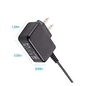 ICV 5V 1A Power Source Adapter, 5.5 x 2.1 mm DC Plug Power Supply Wall Charger for Security Camera DAC RCA Led Light Strips CCTV IP Camera Alarm System Receiver – Designed for Safety