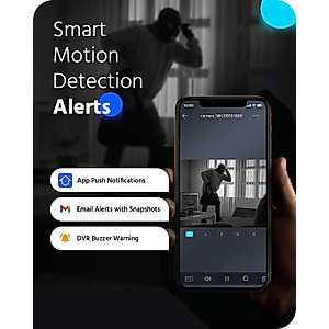 ANNKE 16 Channel 1080P Lite Video Security System DVR with 2TB Hard Drive and (12) HD 1080P Indoor Outdoor Cameras with IP66 Weatherproof Housing, 100ft Super Night Vision