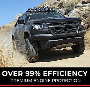 Spectre Essentials Engine Air Filter by K&N: Premium, 50-Percent Longer Life: Fits Select 2012-2019 HYUNDAI/KIA (Accent, Veloster, Soul, Rio), SPA-2472