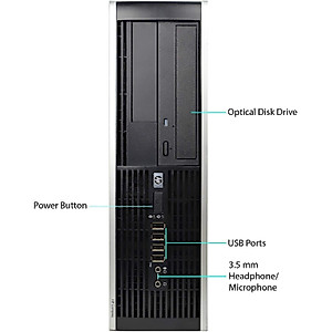 HP Elite 8300 Desktop, Intel Core i5 (3rd Gen) Up To 3.60GHz Quad Core, 16GB RAM, 128GB SSD+500GB, Wi-Fi, DVD-RW, USB 3.0, VGA + 2xDP, KB + MS, WIN 10 Pro-64Bit (Renewed)