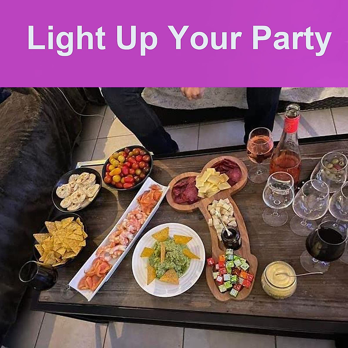 Funny Aperitif Board,Solid Wood Charcuterie Platter and Cheese Board,Novelty Kitchen Cutlery Wine Fruit Meat Cheese Platter,Ideal Bachelor Party Housewarming Bachelor Party and Gag Gift(15.8" Left)